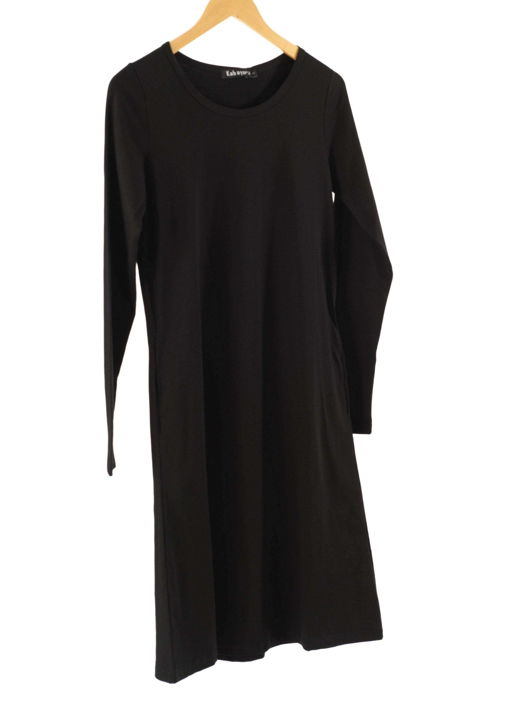 Basic Long sleeve Cotton Midi Top for Women - Kabayare Fashion • Navy ...