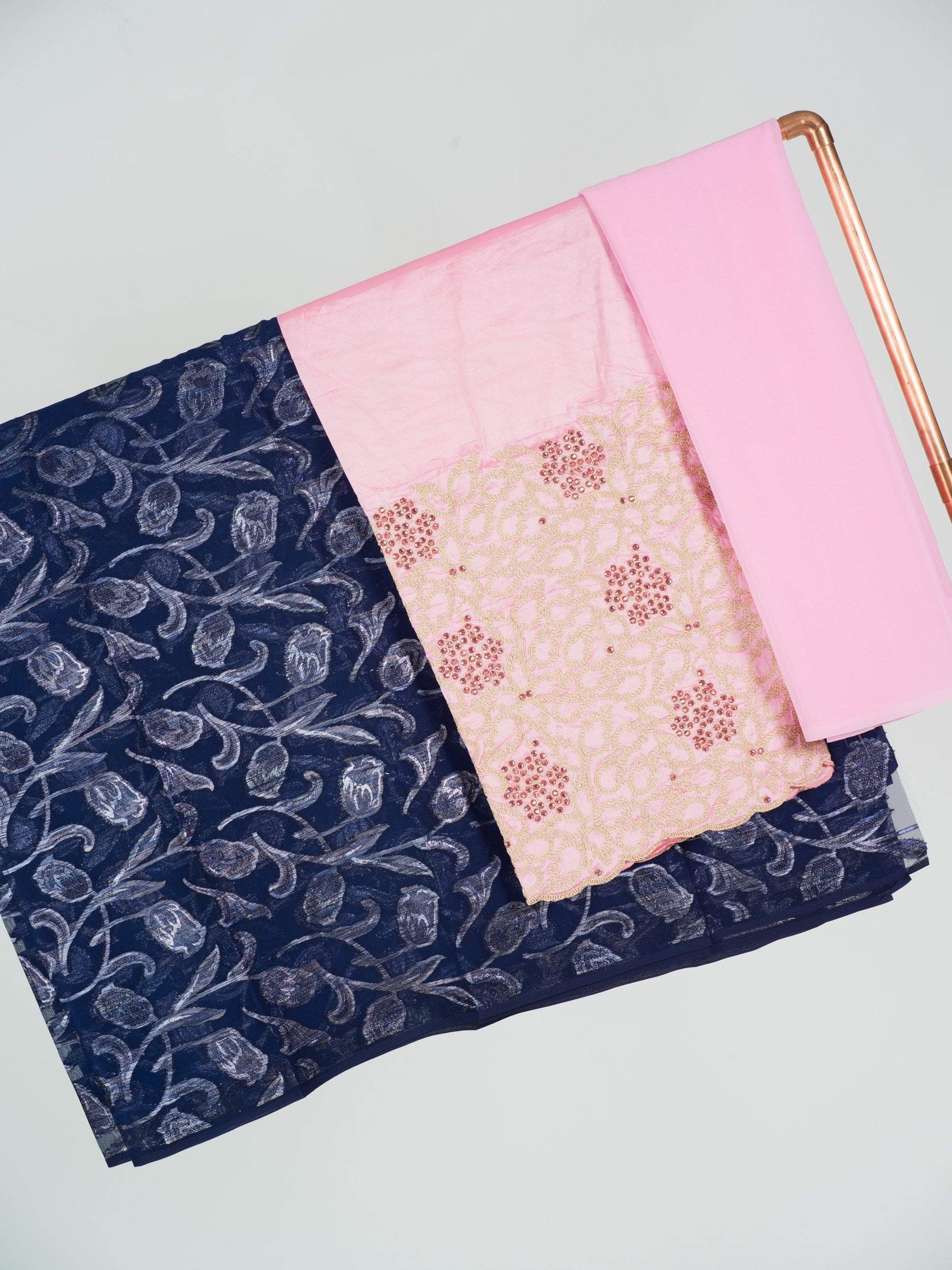 Navy and Pink golden Lorax Dirac set • Kabayare